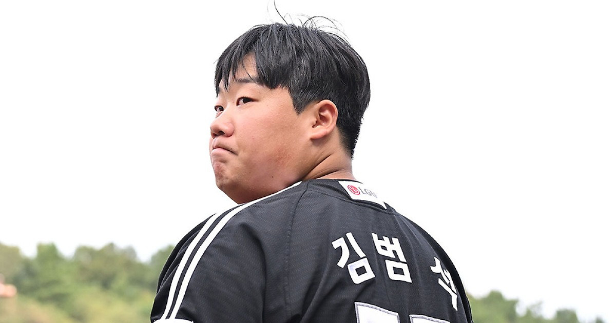 "PS 엔트리 탈락, 속상하지 않았다"…'장타' 위해 왔다! 김범석은 LG에 활력을 불어넣을까 [PO1]