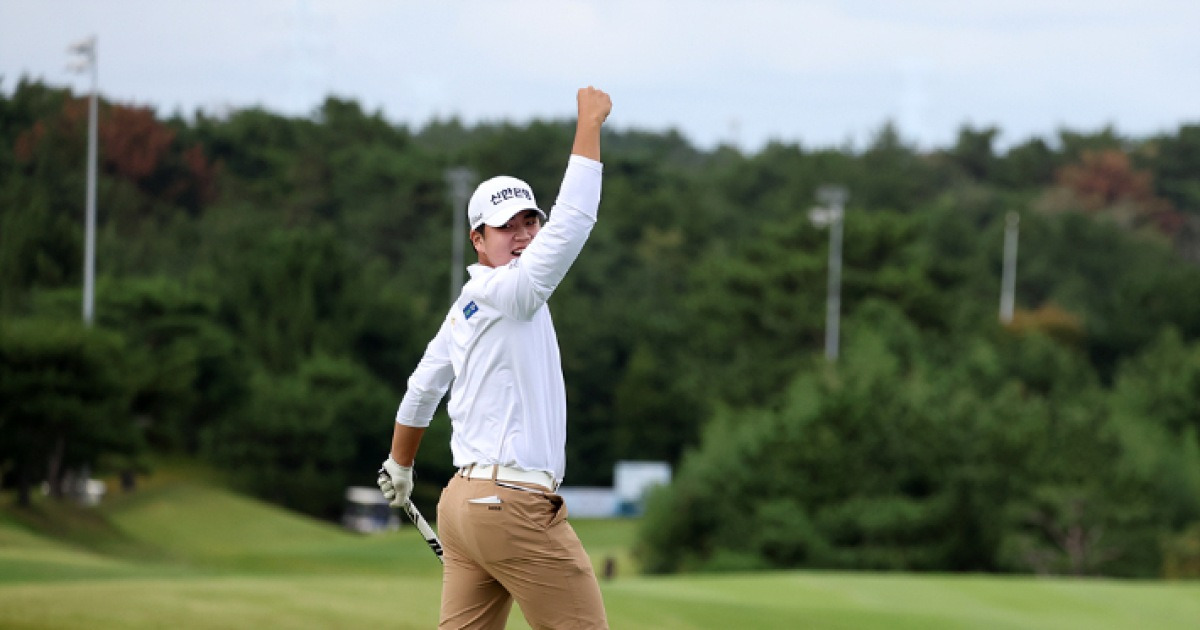 장유빈, KPGA 투어 최초 상금 10억원 시대 활짝
