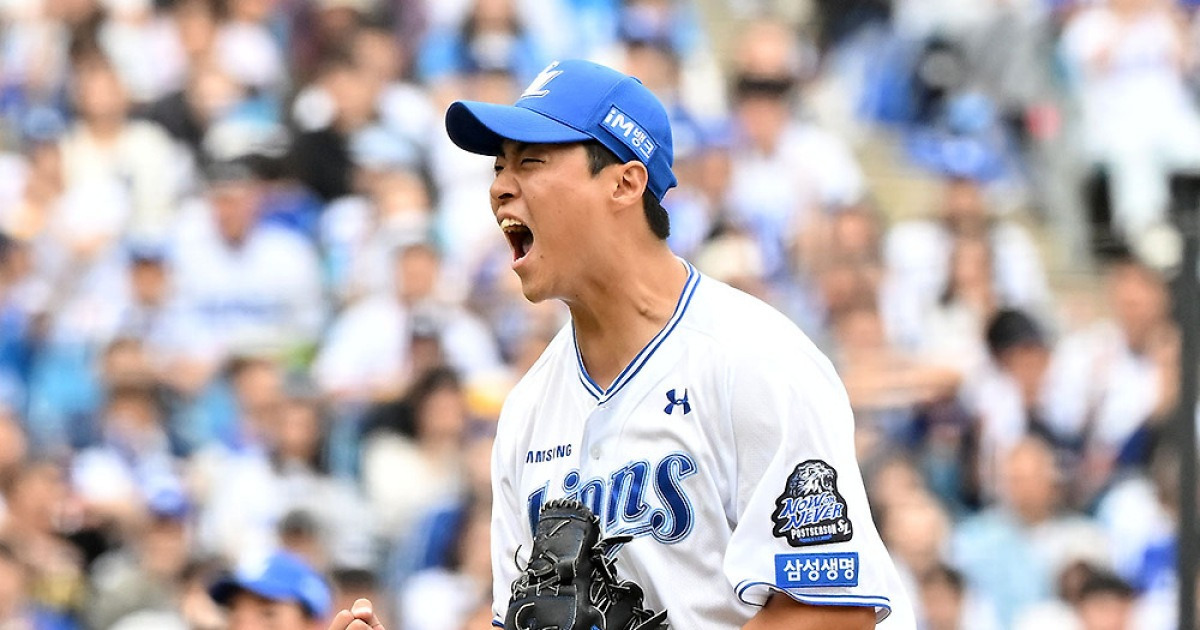 "가을야구에서 다 보여주자"…의지 다진 KBO 대표 파이어볼러 형제, 홀드로 증명한 김윤수 [PO1]