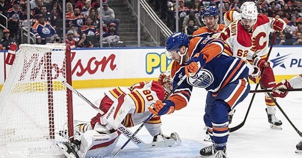 Flames Oilers Hockey