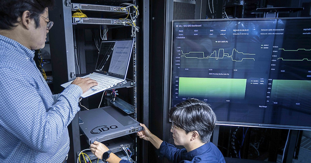 SKT unveils QKD-PQC hybrid quantum encryption product