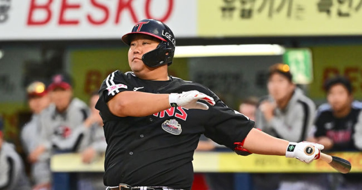 '비밀병기 뜬다' 김범석 9번 데뷔 첫 선발 출장, 김현수-오지환 4~5번...LG 라인업 공개 [PO2]