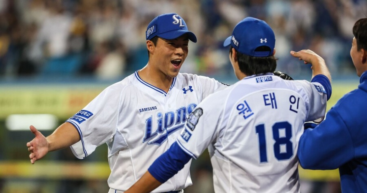 [PO 게임노트] 154km 미사일 쾅! 특급조커 승부수 또 통했다, 삼성 LG 10-5로 꺾고 PO 2연승…9년 만의 KS 진출 보인다