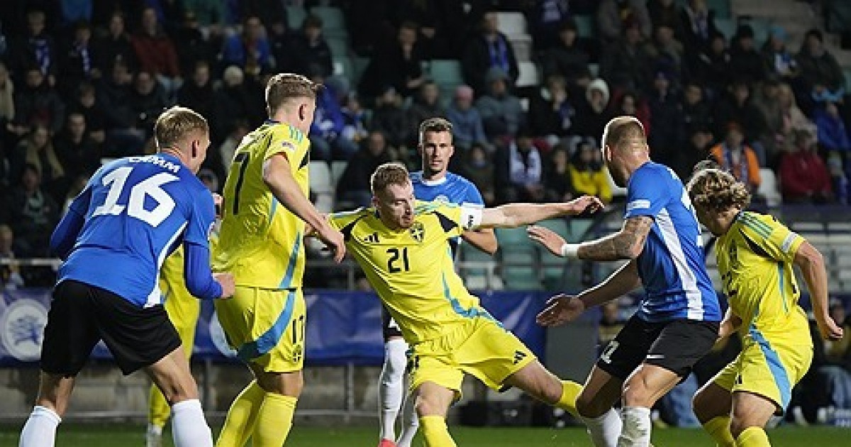 Estonia Sweden Nations League Soccer