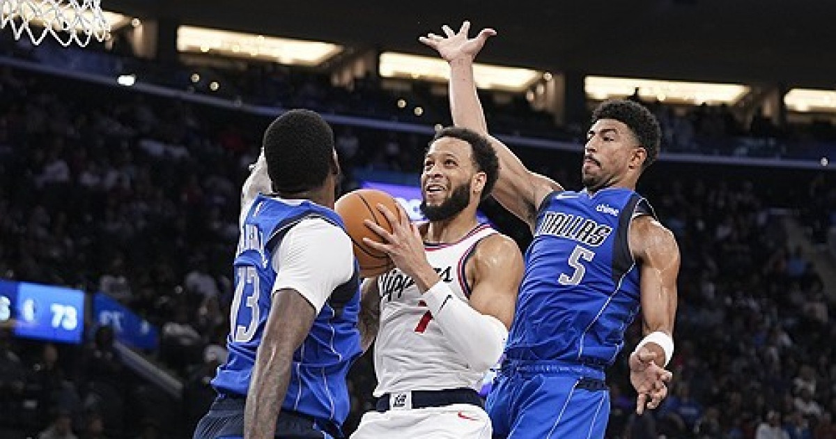 Mavericks Clippers Basketball