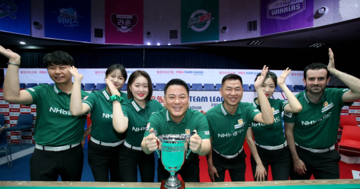 ‘견고한 복식으로 만든 우승’ NH농협카드, 팀리그 3R 정상에 서다