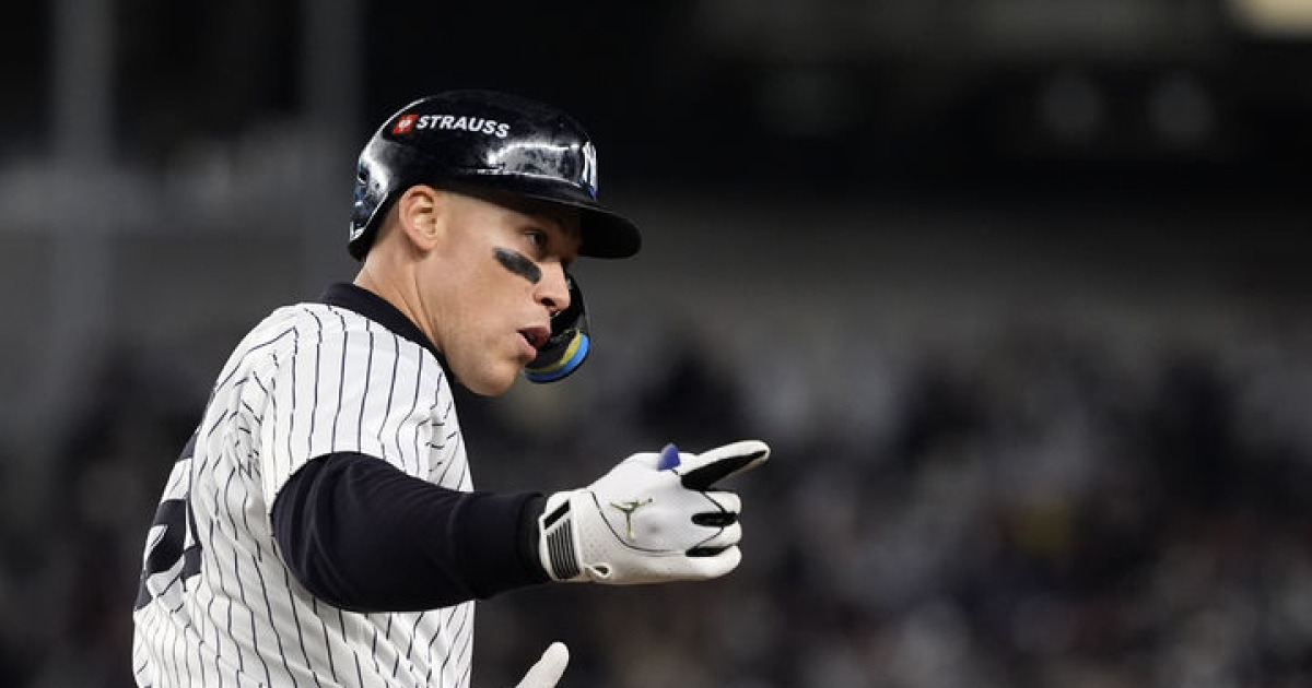 '저지 PS 첫 홈런' 양키스, 클리블랜드 6-3 제압…ALCS 2연승