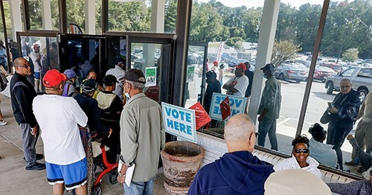 USA GEORGIA ADVANCE VOTING