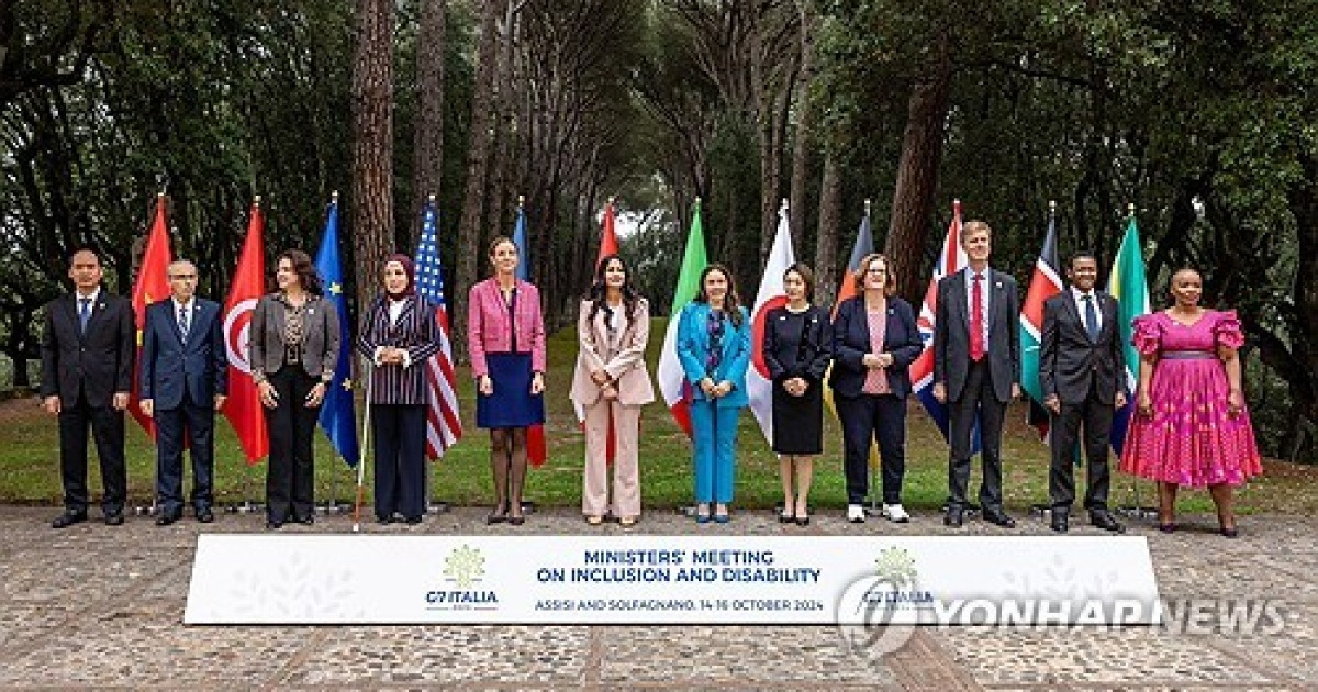 ITALY G7 DISABILITIES
