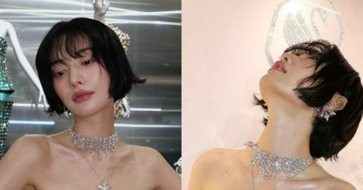 '171cm 48kg' 나나, 전신 타투 오래가네…여전히 남아있는 '수려한' 무늬