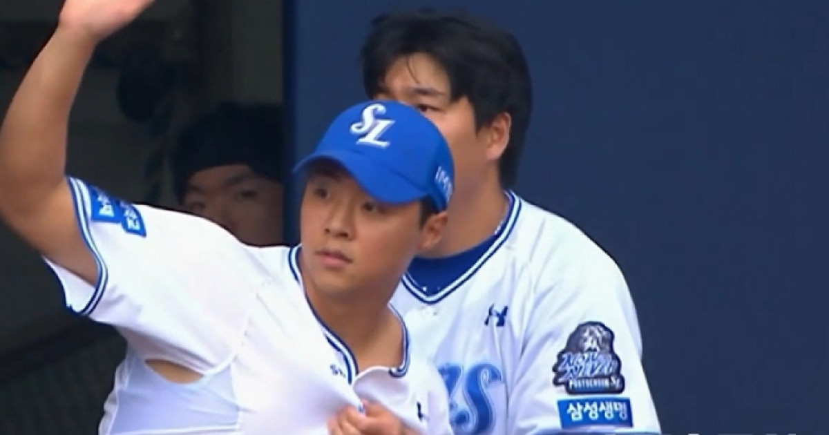 "김윤수는 오로지 위기에서만..." '154km 공 7개로 박진만의 원픽이 되다. 'PO 최고 신데렐라 등극'[PO 포커스]