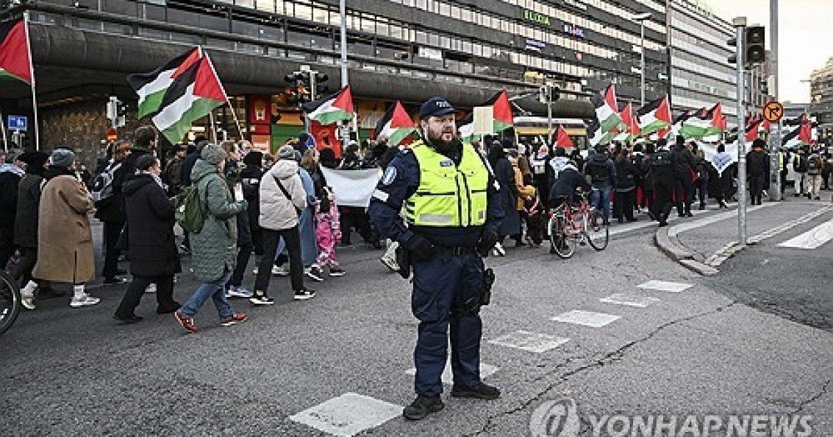 FINLAND PROTEST ISRAEL GAZA CONFLICT
