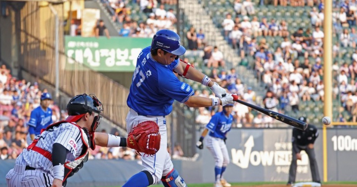 강민호가 해냈다! 삼성, LG 1-0 꺾고 한국시리즈 진출 [PO4]