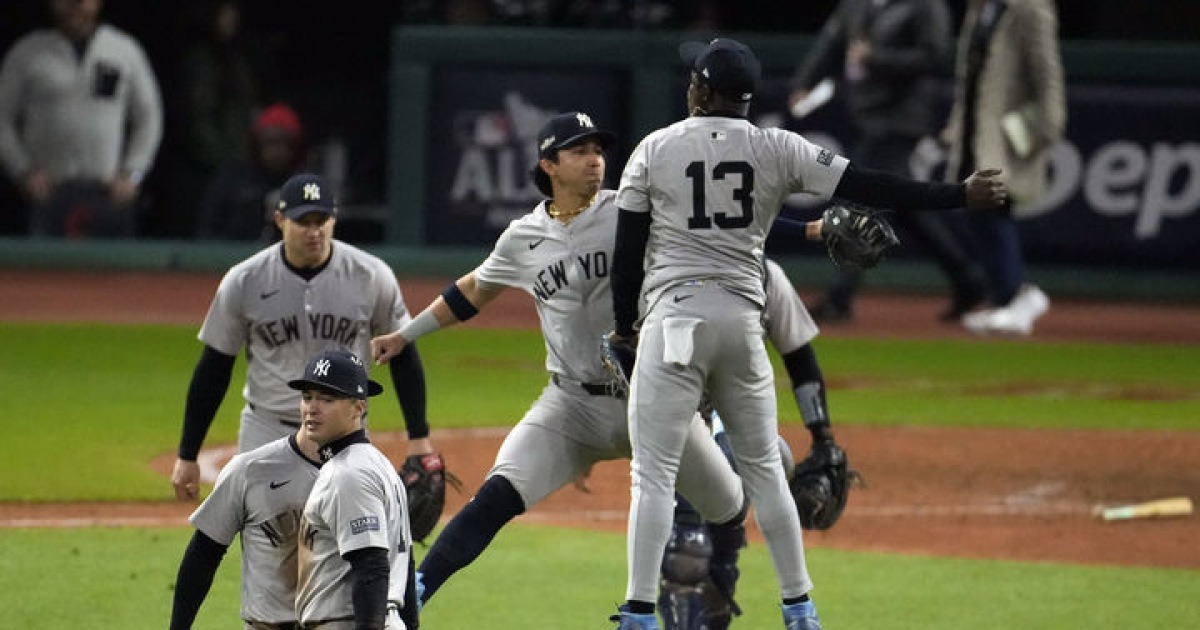 양키스, ALCS 4차전 승리 '3승1패'