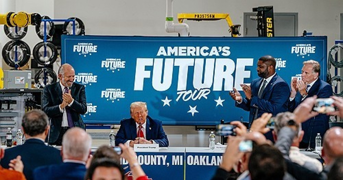 USA MICHIGAN TRUMP ROUNDTABLE