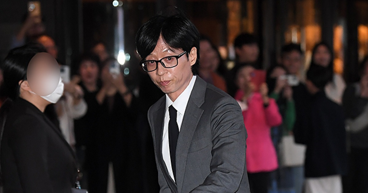 유재석 ‘조세호 결혼식을 향해’ [MK포토]