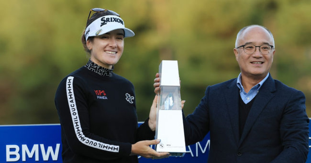 톱10 4명으로 ‘안방익’ 만족? LPGA ‘BMW 챔피언십’ 해나 그린 우승
