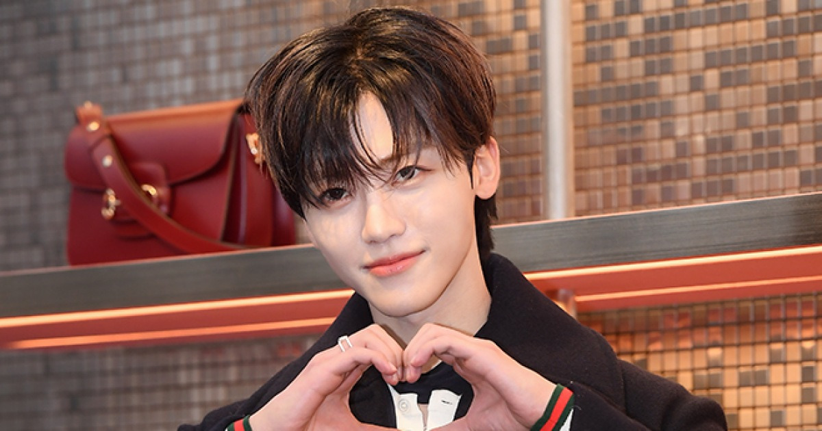 [TD포토] NCT드림 재민 '사랑해~'