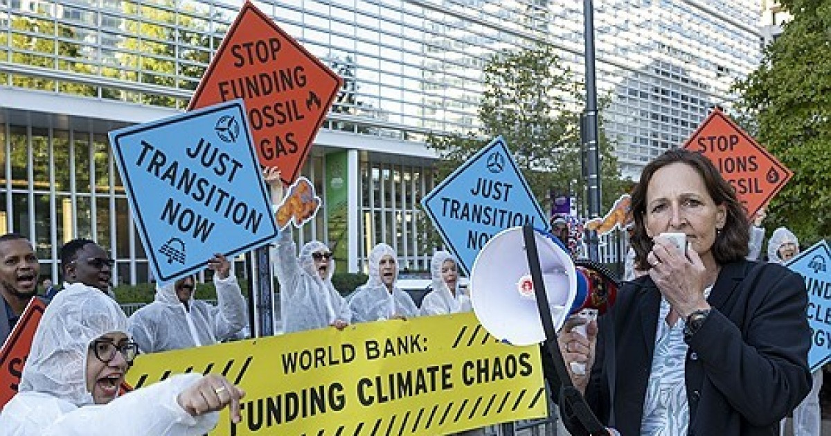 Anti-Gas Activists Kick Off World Bank Meetings with Call to End Fossil ...