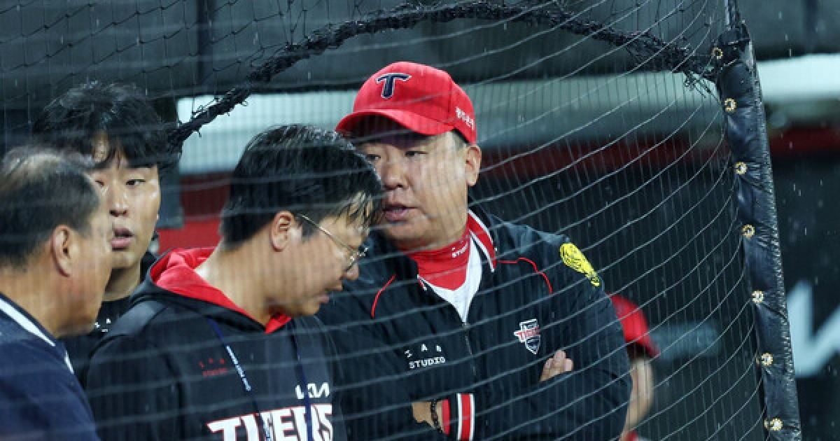 [KS1 현장] KIA 이범호 감독 "우천으로 우리나 삼성이나 구상 바뀔 것"