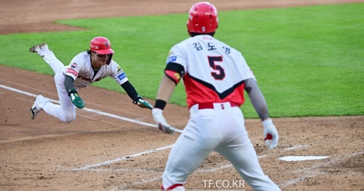 [KS1] 폭우가 KIA를 살렸다. 서스펜디드 '2박3일' 1차전, 5-1 역전승