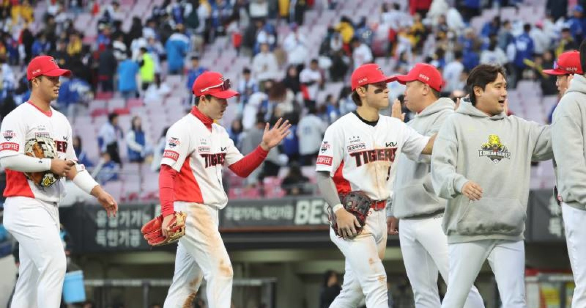 [포토] KS1차전 , KIA 5-1 승리