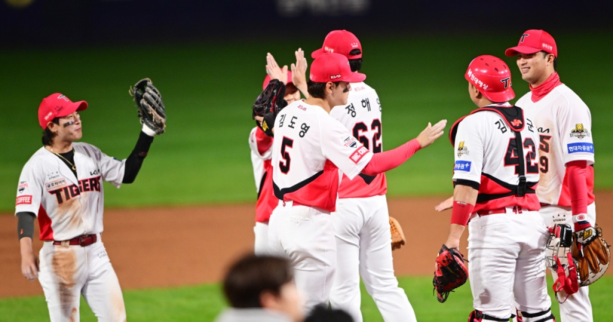 KIA, KS2차전도 잡았다[포토엔HD]