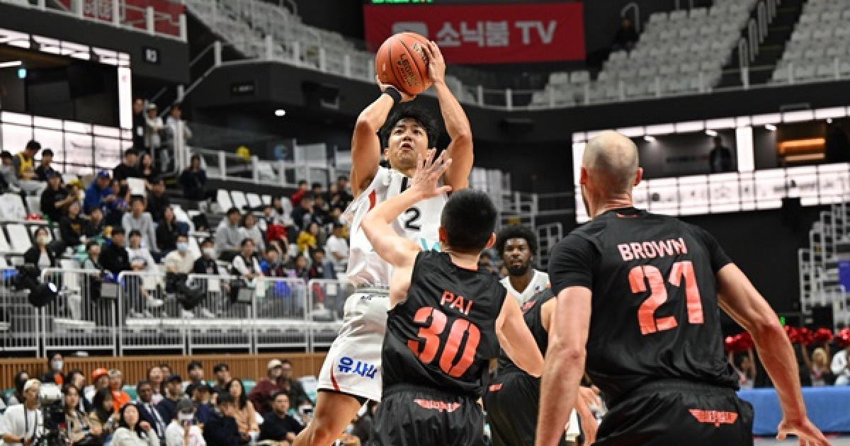 '허훈 21점' KT, EASL서 타오위안에 70-91 완패