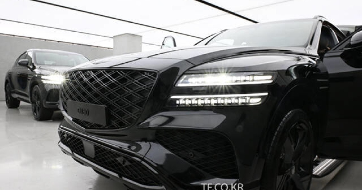 제네시스 GV80·쿠페 블랙 출시... 한층 끌어올린 품격 [TF사진관]