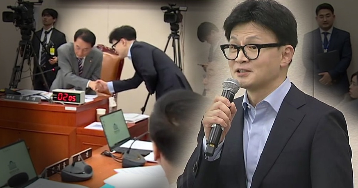 "흔치 않은 장면"...한동훈, 국회 누비며 일일이 악수 [Y녹취록]