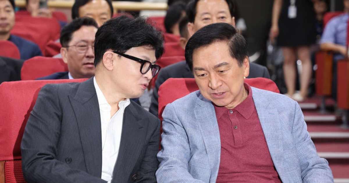 김기현 한동훈 겨냥 민주당과 싸워도 모자라…패권 다툼은 해당 행위