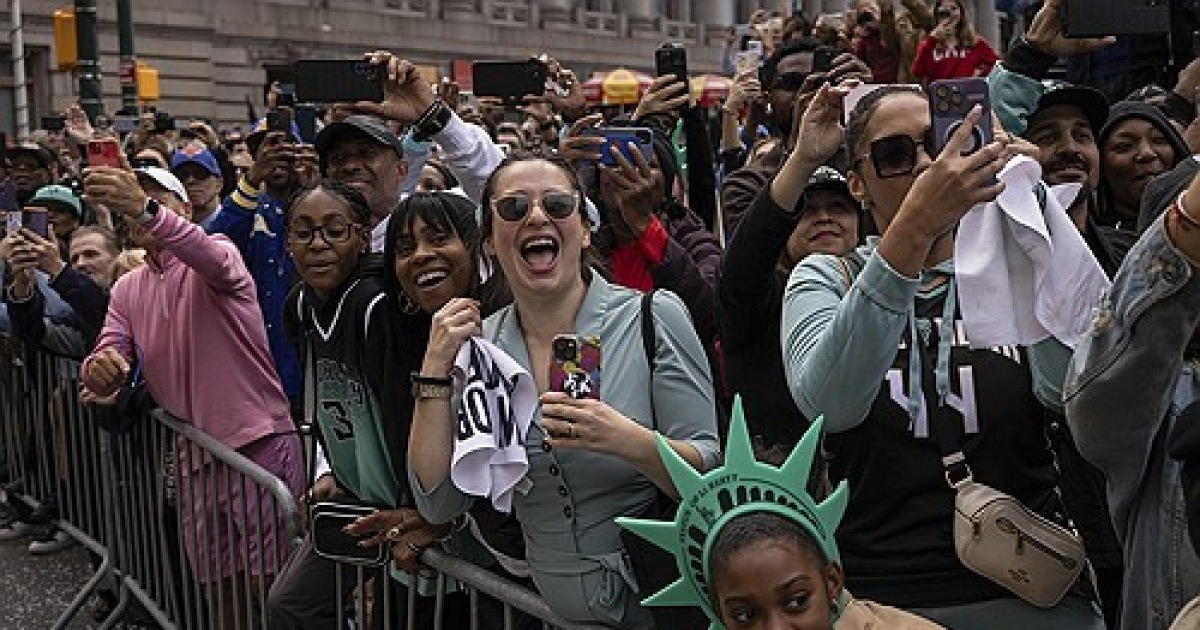 Liberty Championship Parade Basketball