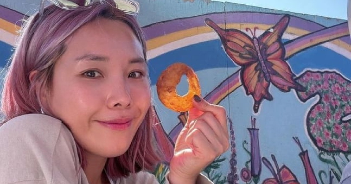 '11kg 감량' 신봉선, 모발 상태 괜찮나…몇 달 째 핑크머리 유지ing