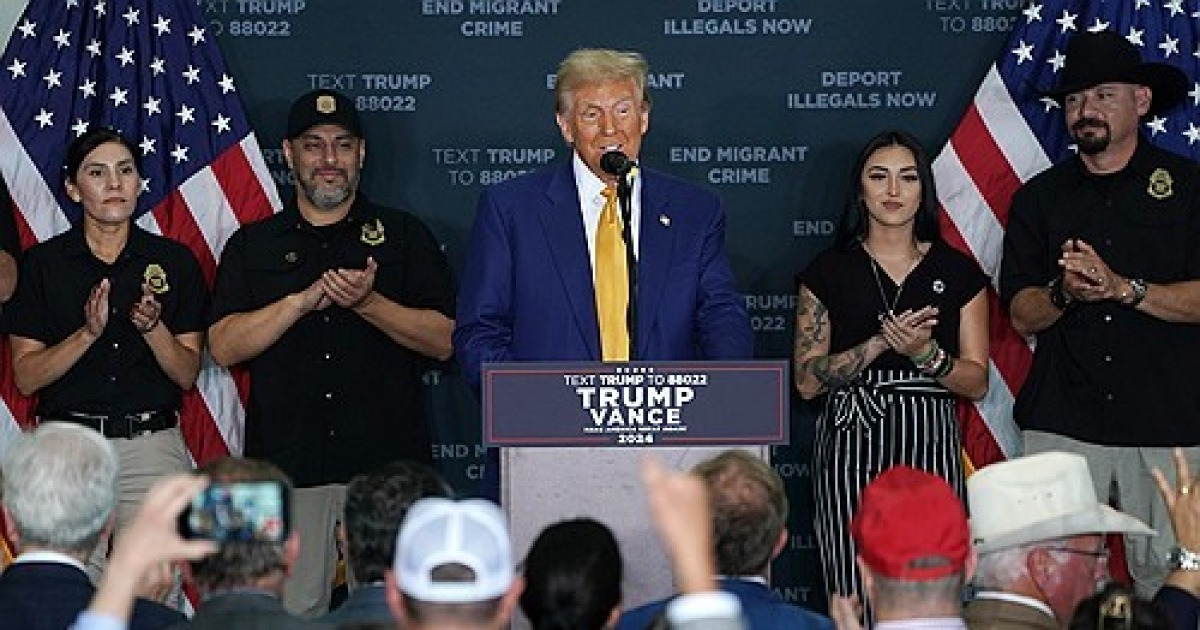 USA ELECTIONS TEXAS TRUMP PRESS CONFERENCE