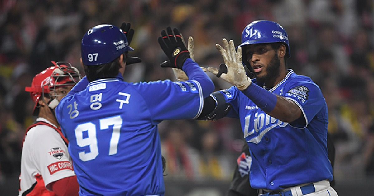 삼성 1회부터 미쳤다! 복덩이 디아즈→삼성의 영웅, 179승 대투수 흔들다…KS 10번째 백투백 폭발 [MK KS5]