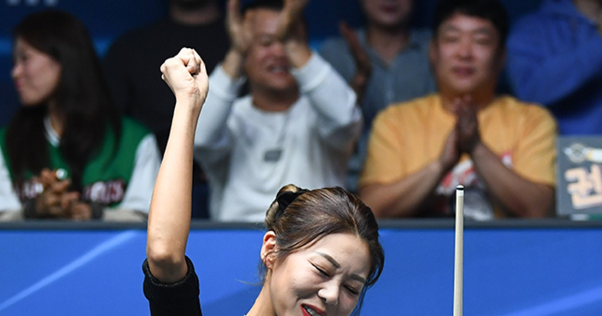 [ST포토] 김가영, LPBA 개인 통산 10승 달성