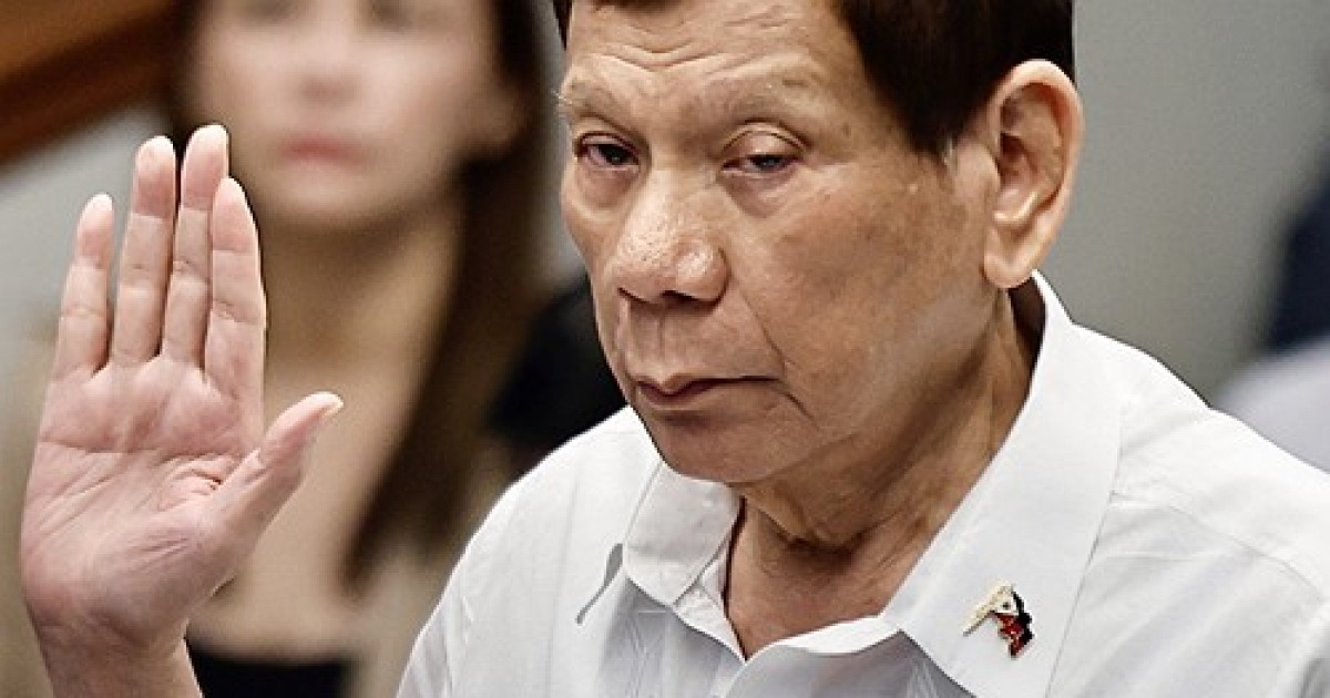 PHILIPPINES DUTERTE SENATE INVESTIGATION