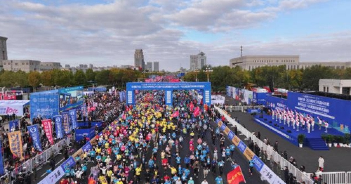 [AsiaNet] 2024 황하 하구(둥잉) 마라톤 대회 개막