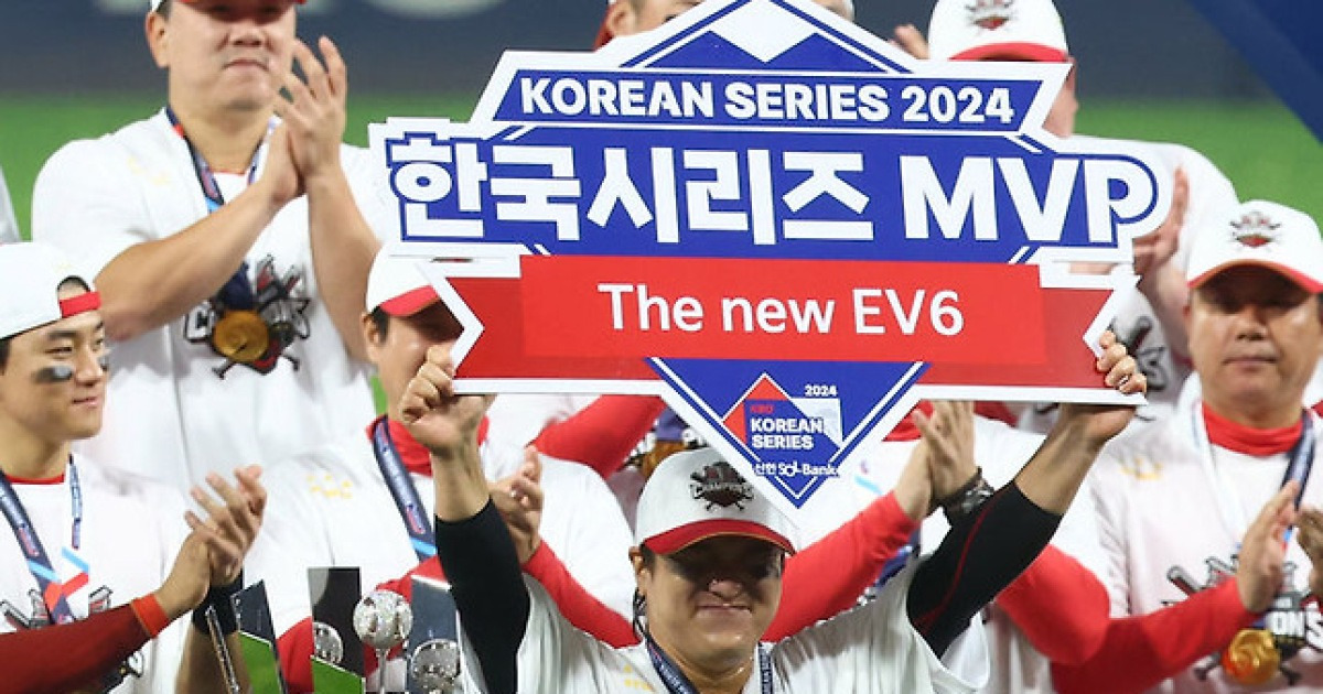 "키 작아 안 된다? MVP로 편견 깼다"…KS MVP 김선빈(종합)[KS]