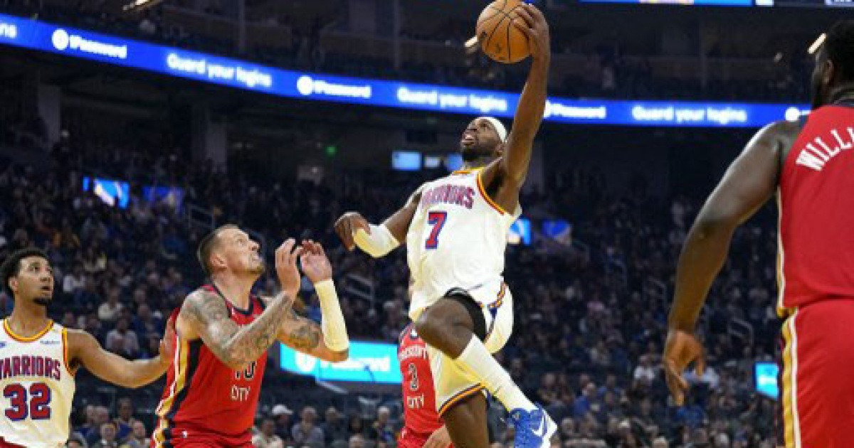 커리 빠진 GSW, 20점차 뒤집으며 뉴올리언즈에 역전승