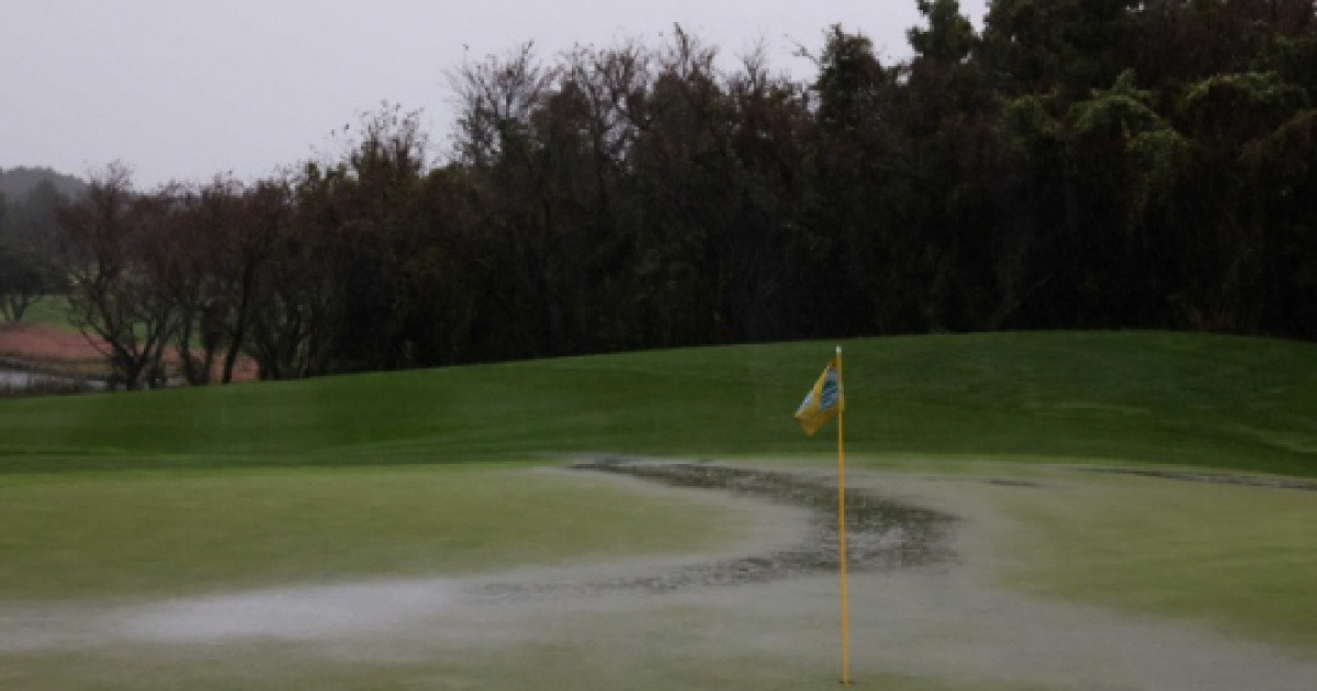 KLPGA투어 S-OIL 챔피언십, 기상 악화로 2라운드 취소