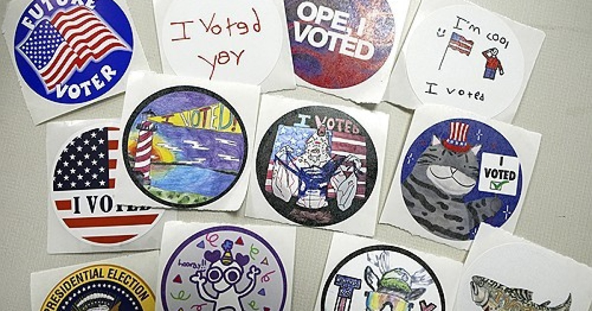 Election 2024 I Voted Stickers