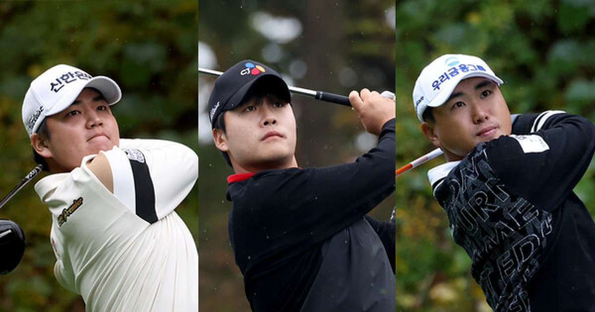 '라이벌' 장유빈·김민규·조우영, 동아회원권그룹오픈 2R까지 '팽팽' [KPGA]