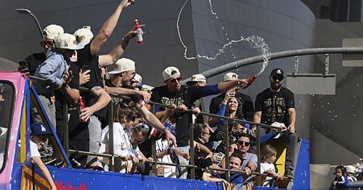Dodgers Parade Baseball