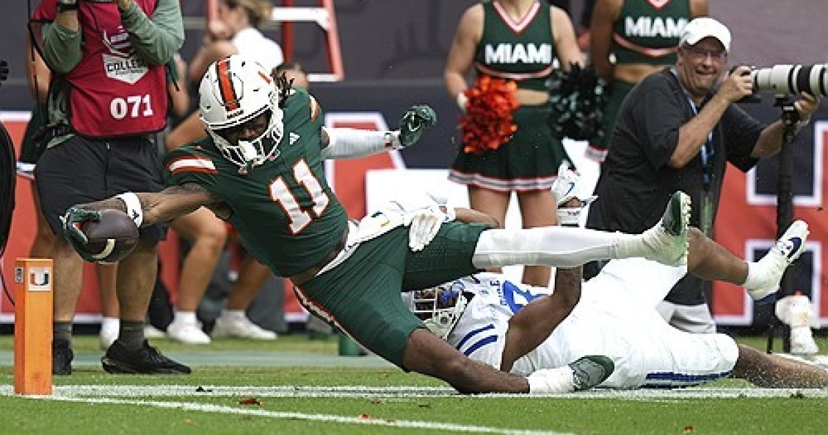 APTOPIX Duke Miami Football