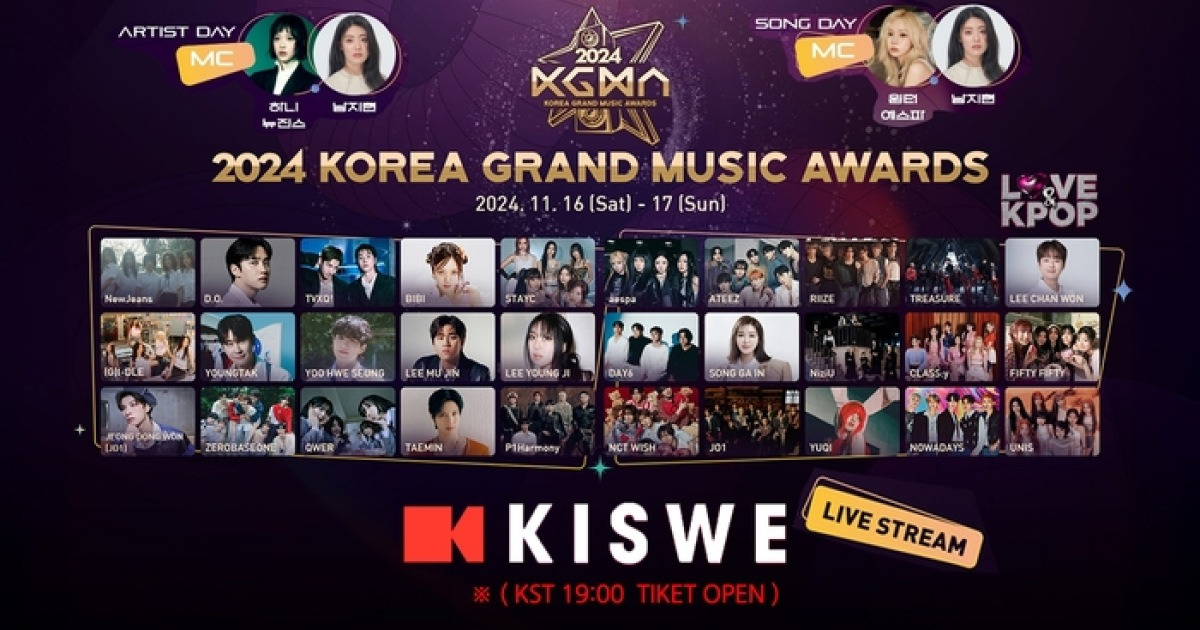 KGMA, 세계적 플랫폼 키스위 통해 200개국 생중계