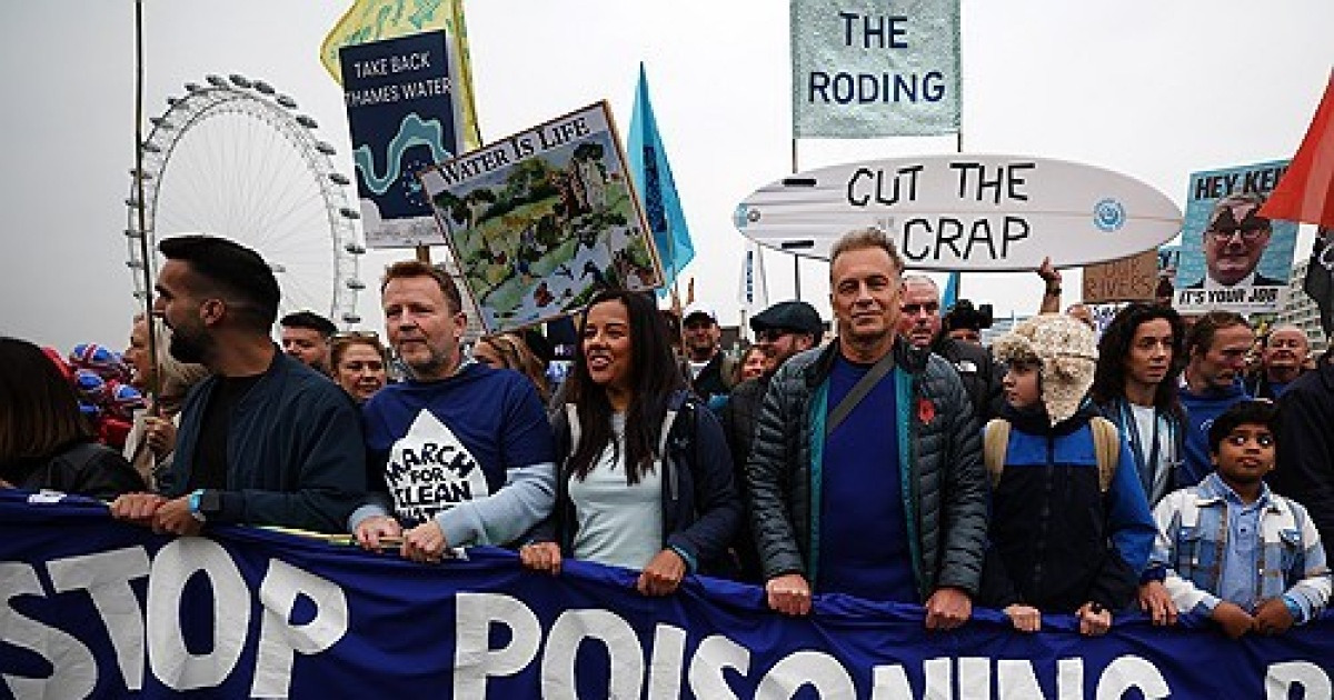 BRITAIN CLEAN WATER PROTEST