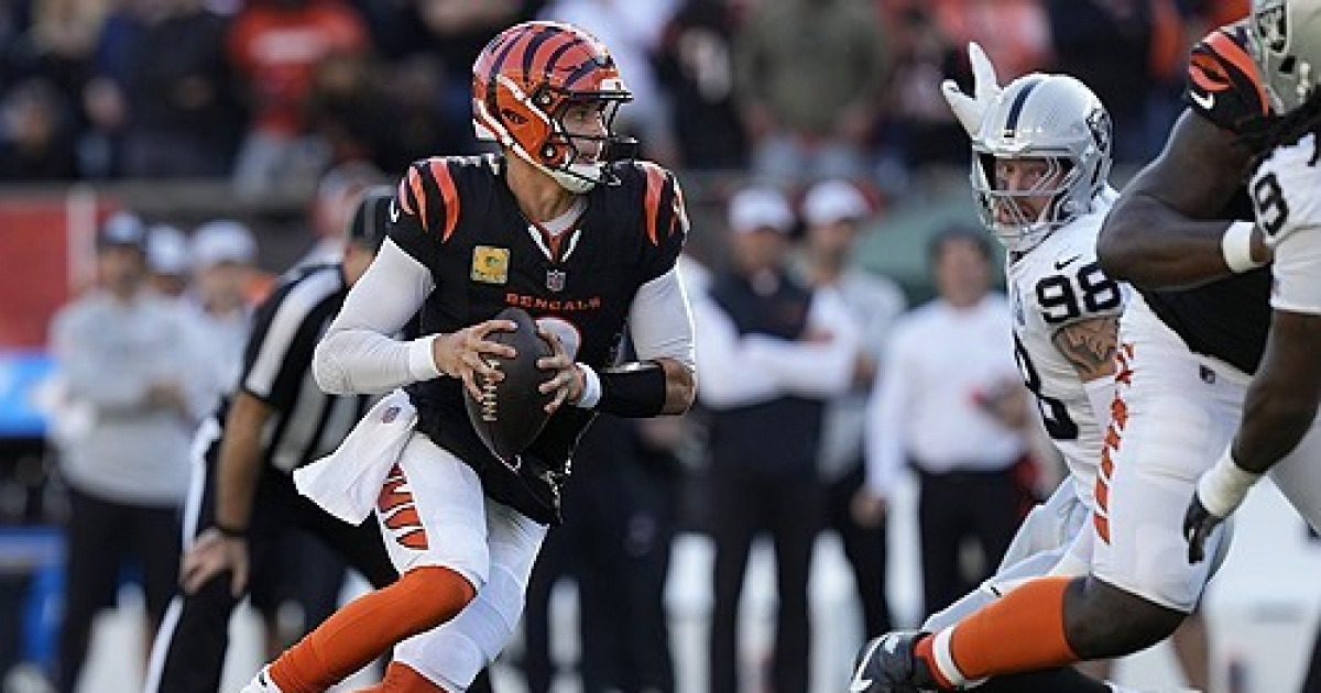Raiders Bengals Football