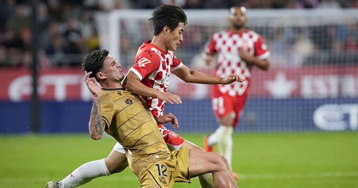 초대형 유망주 탄생…‘18세’ 지로나 김민수, UCL 데뷔