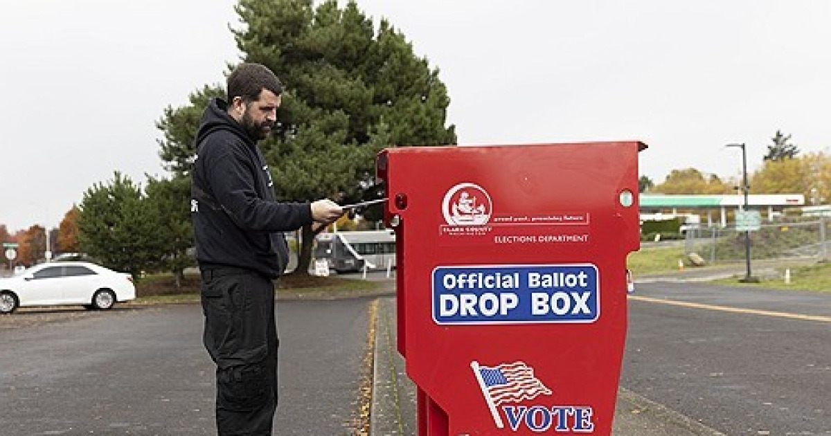 Election 2024 Ballot Drop Box Washington